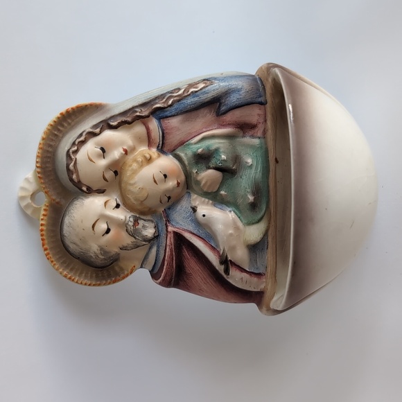 Hummel | Accents | Goebel Mj Hummel Mary Joseph Baby Jesus Holy Water Font Porcelain 42 | Poshmark